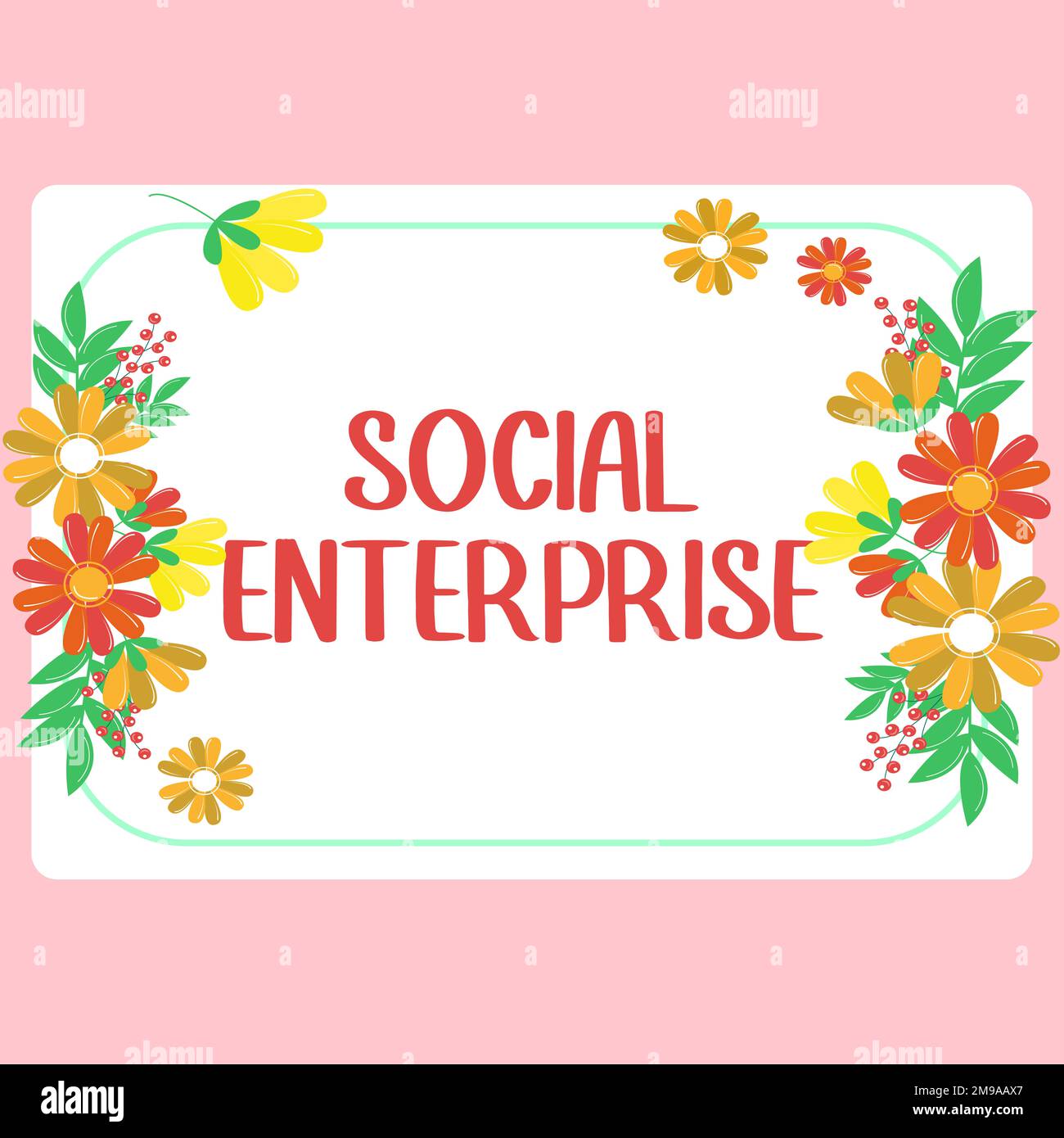 Hand writing sign Social Enterprise. Business showcase Business that ...