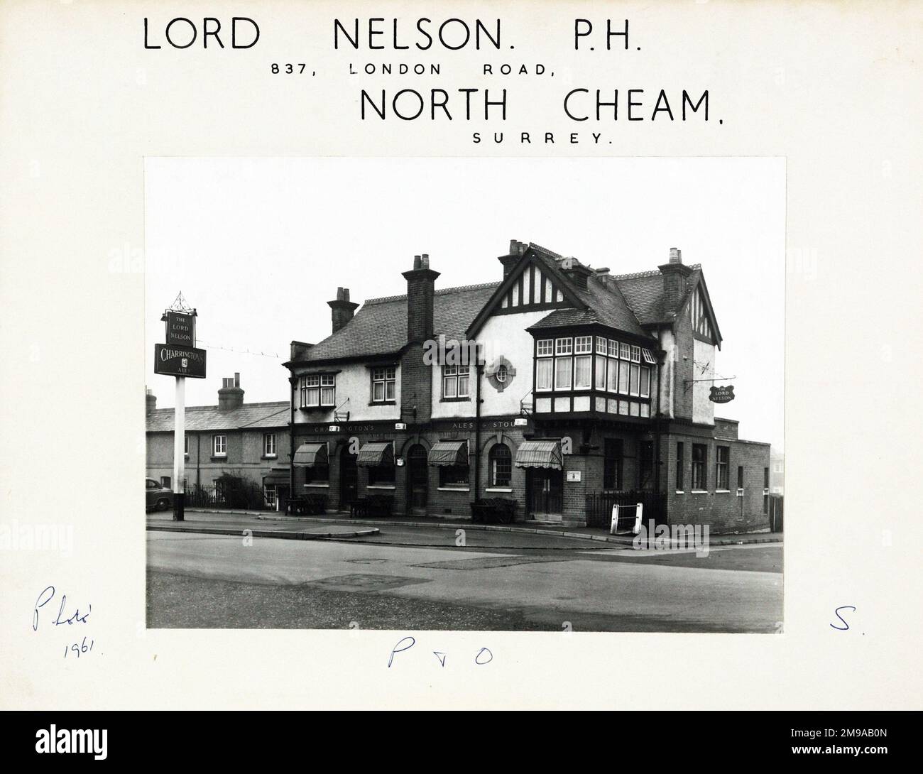 Photograph of Lord Nelson PH, North Cheam, Greater London. The main ...