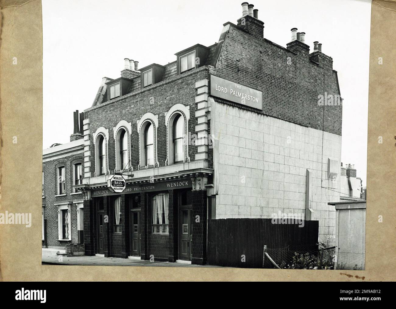 Photograph of Lord Palmerston PH, East Dulwich, London. The main side ...