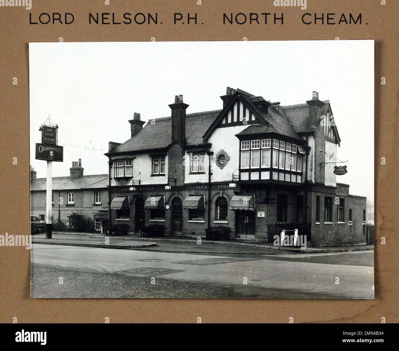 Photograph of Lord Nelson PH, North Cheam, Greater London. The main side of the print (shown ...