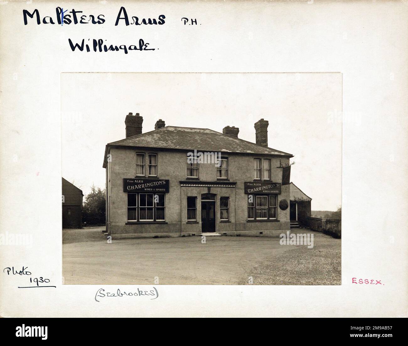 Photograph of Maltsters Arms, Willingale, Essex. The main side of the ...