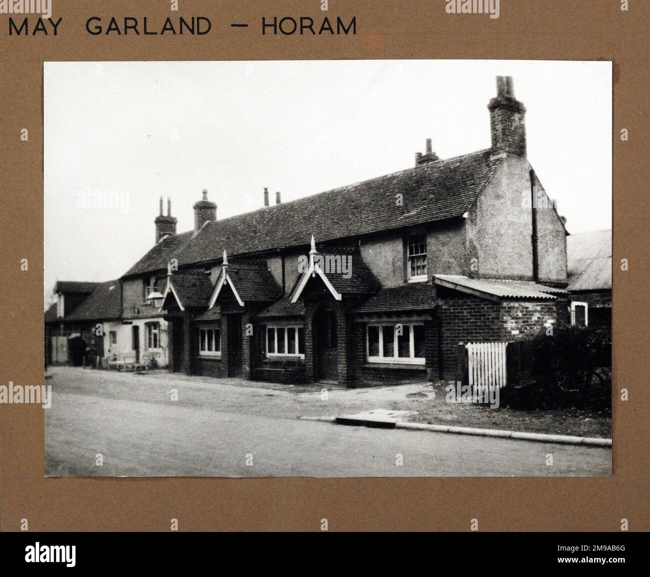 Photograph of May Garland PH, Horam, Sussex. The main side of the print ...