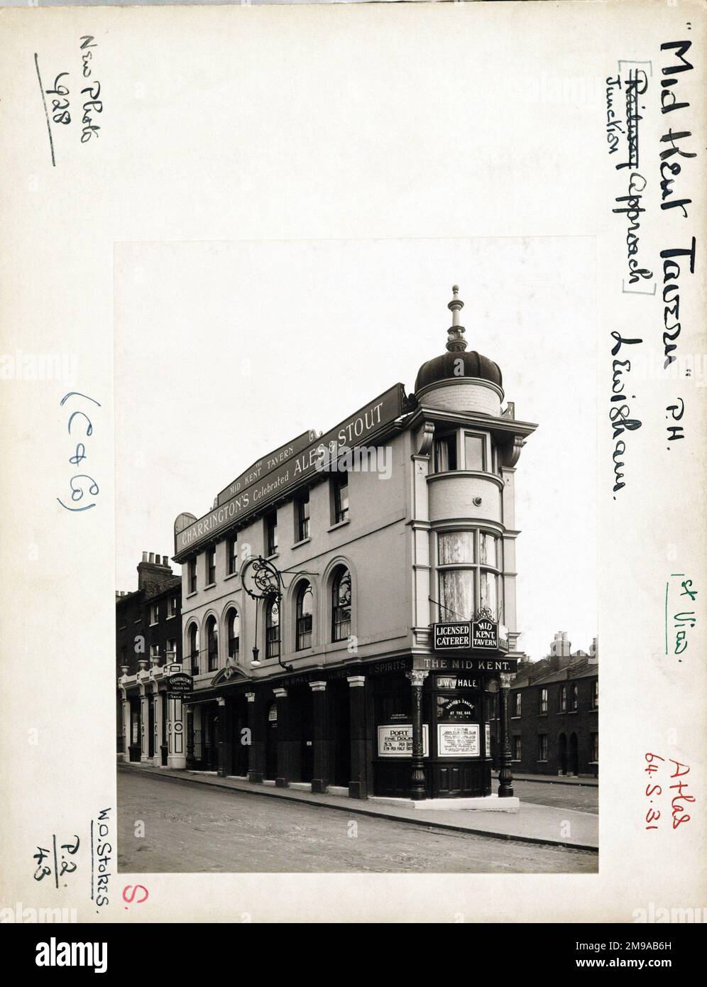 Photograph of Mid Kent Tavern , Lewisham, London. The main side of the ...