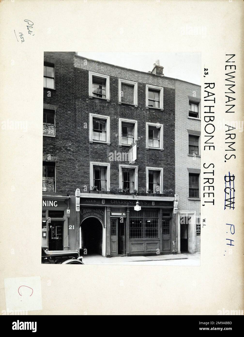 The newman arms fitzrovia london hi-res stock photography and images ...