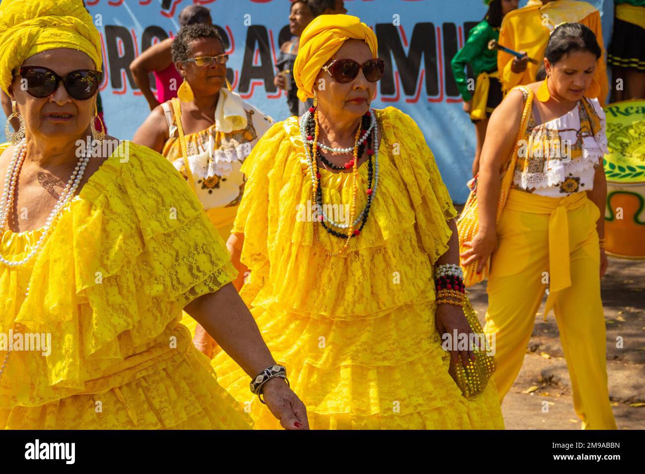 Goiânia, Goias, Brazil – September 11, 2022: Some women dressed as ...