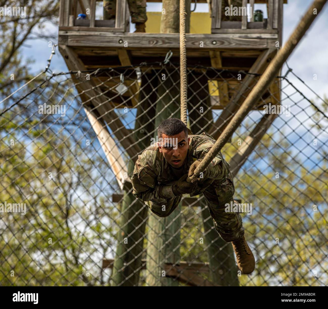 Army Reserve Spc. Sebastian Borges, assigned to the1st MSC, preforms ...
