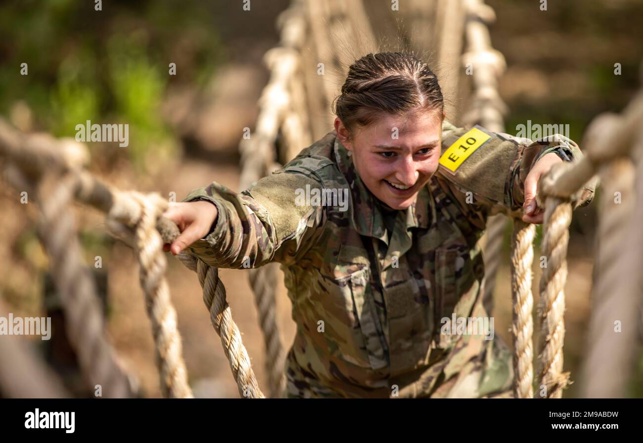 Army Reserve Spc. Hallie Koches, assigned to the 78th Army Band ...