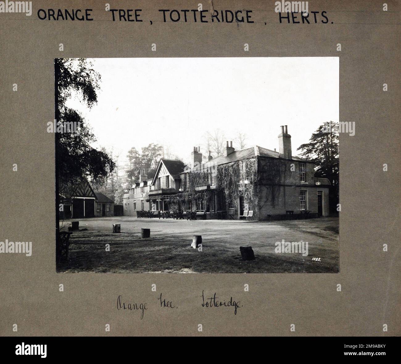 Photograph of Orange Tree PH, Totteridge, London. The main side of the ...