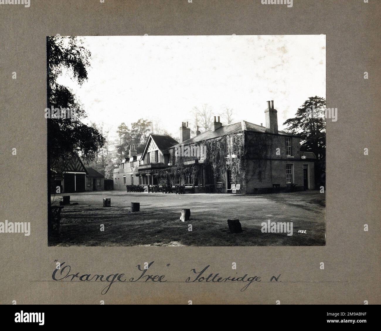 Photograph of Orange Tree PH, Totteridge, London. The main side of the ...