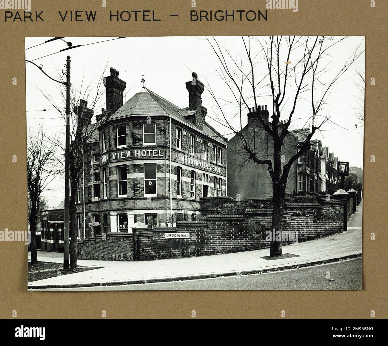 Photograph of Park View Hotel, Brighton, Sussex. The main side of the ...