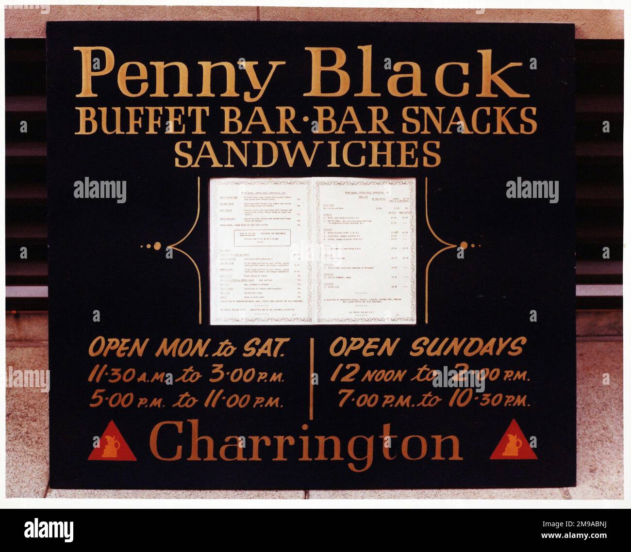 Photograph of Penny Black PH, Moorgate, London. The main side of the ...