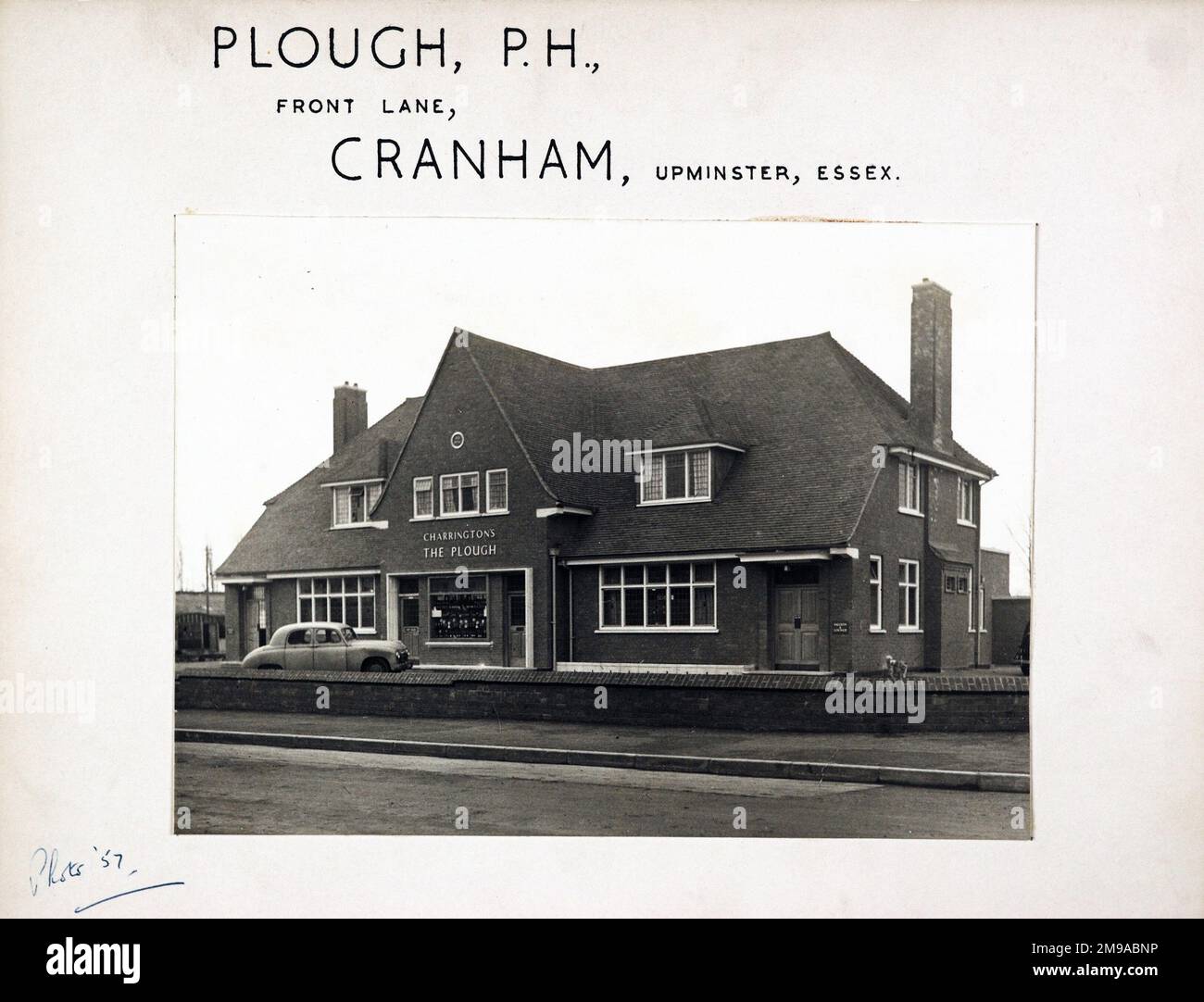 Photograph of Plough PH, Cranham, Essex. The main side of the print ...