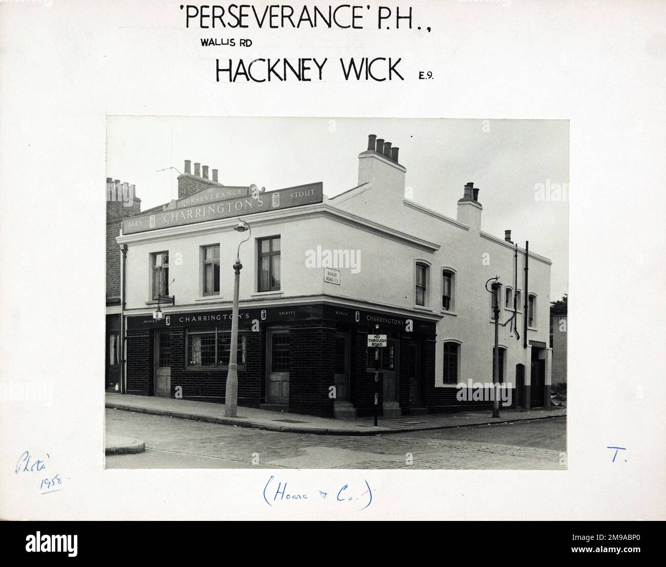 Photograph of Perseverance PH, Hackney Wick, London. The main side of the print (shown here ...