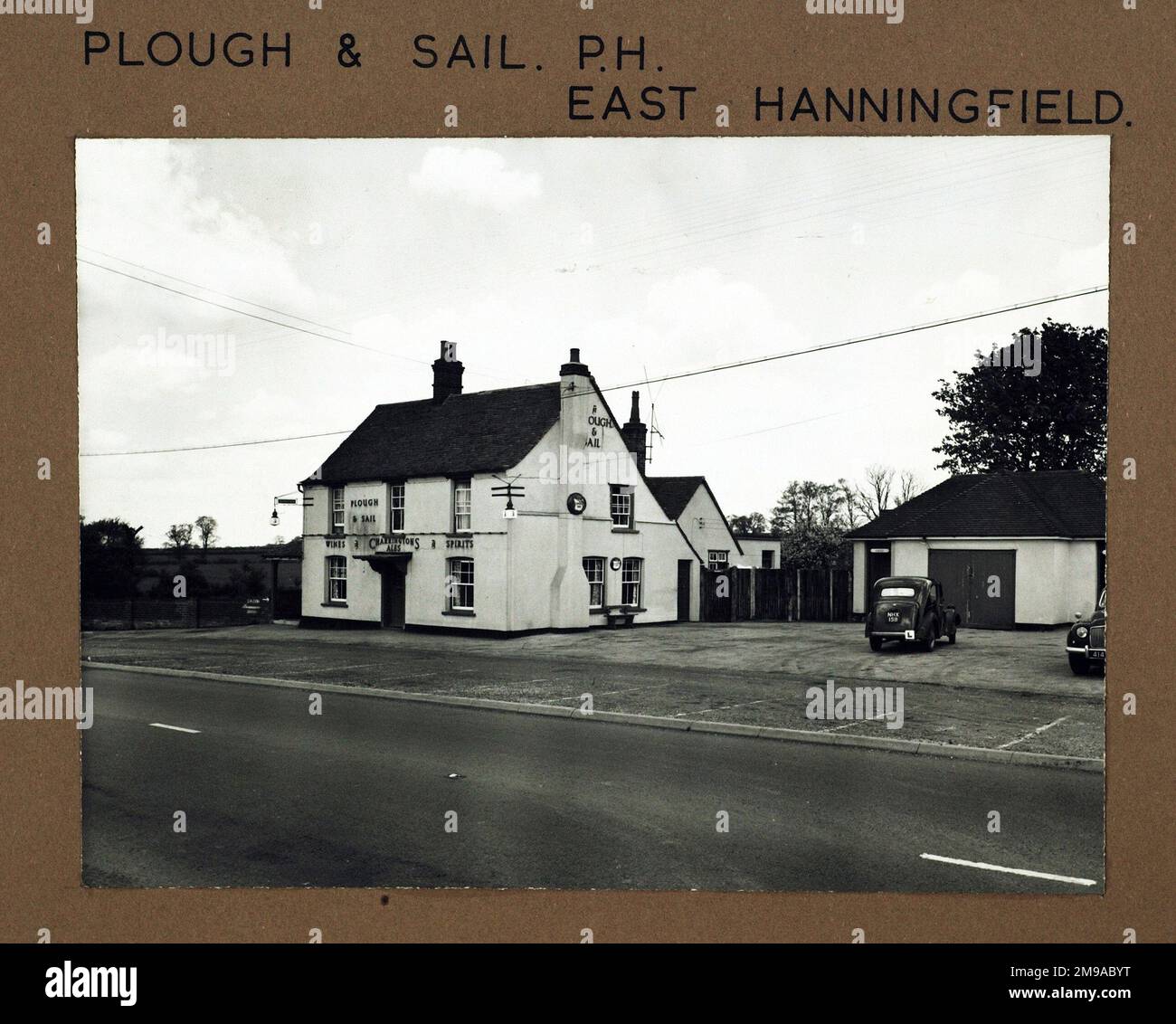Photograph of Plough & Sail PH, Hanningfield, Essex. The main side of ...