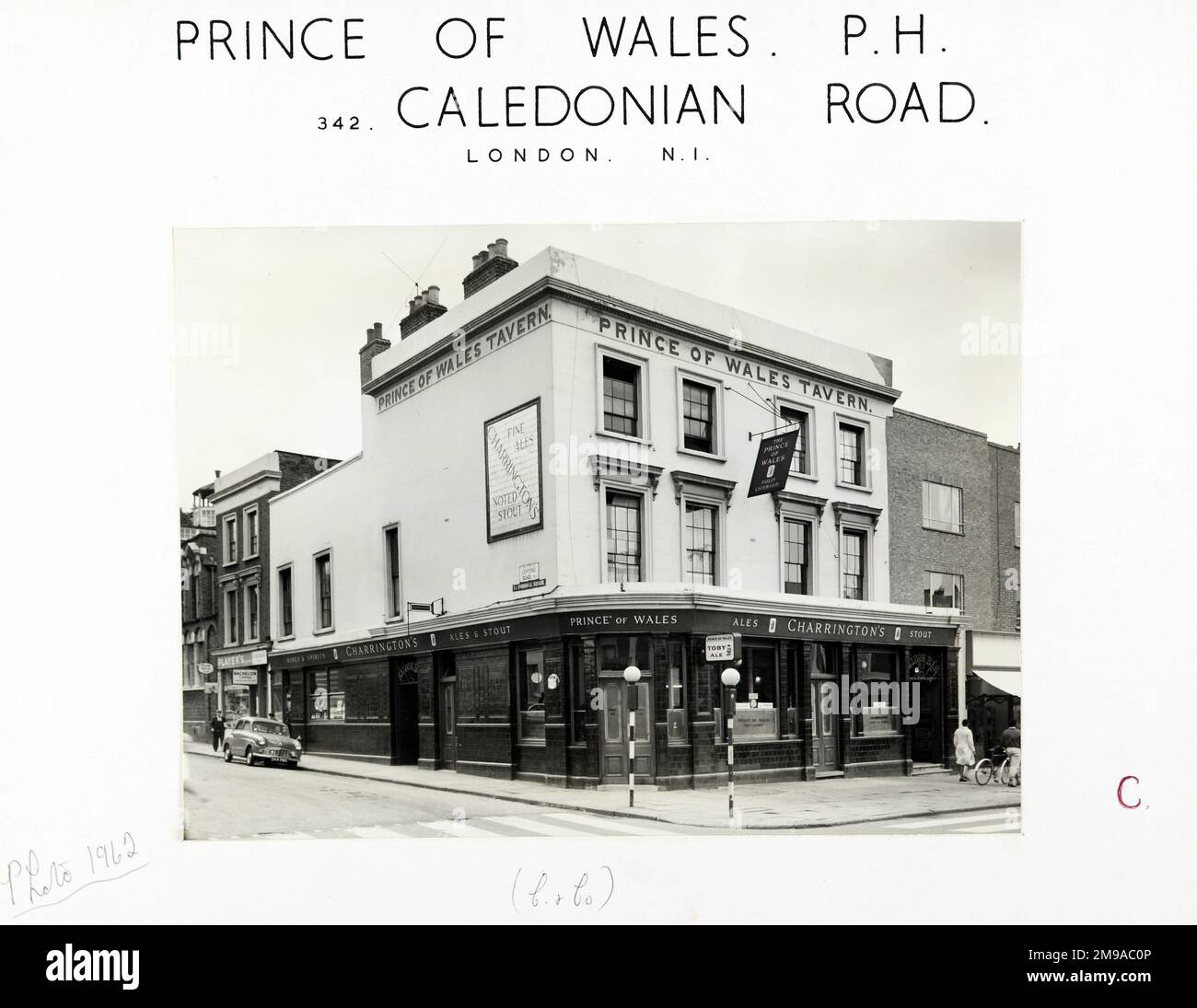 Photograph of Prince Of Wales PH, Barnsbury, London. The main side of ...