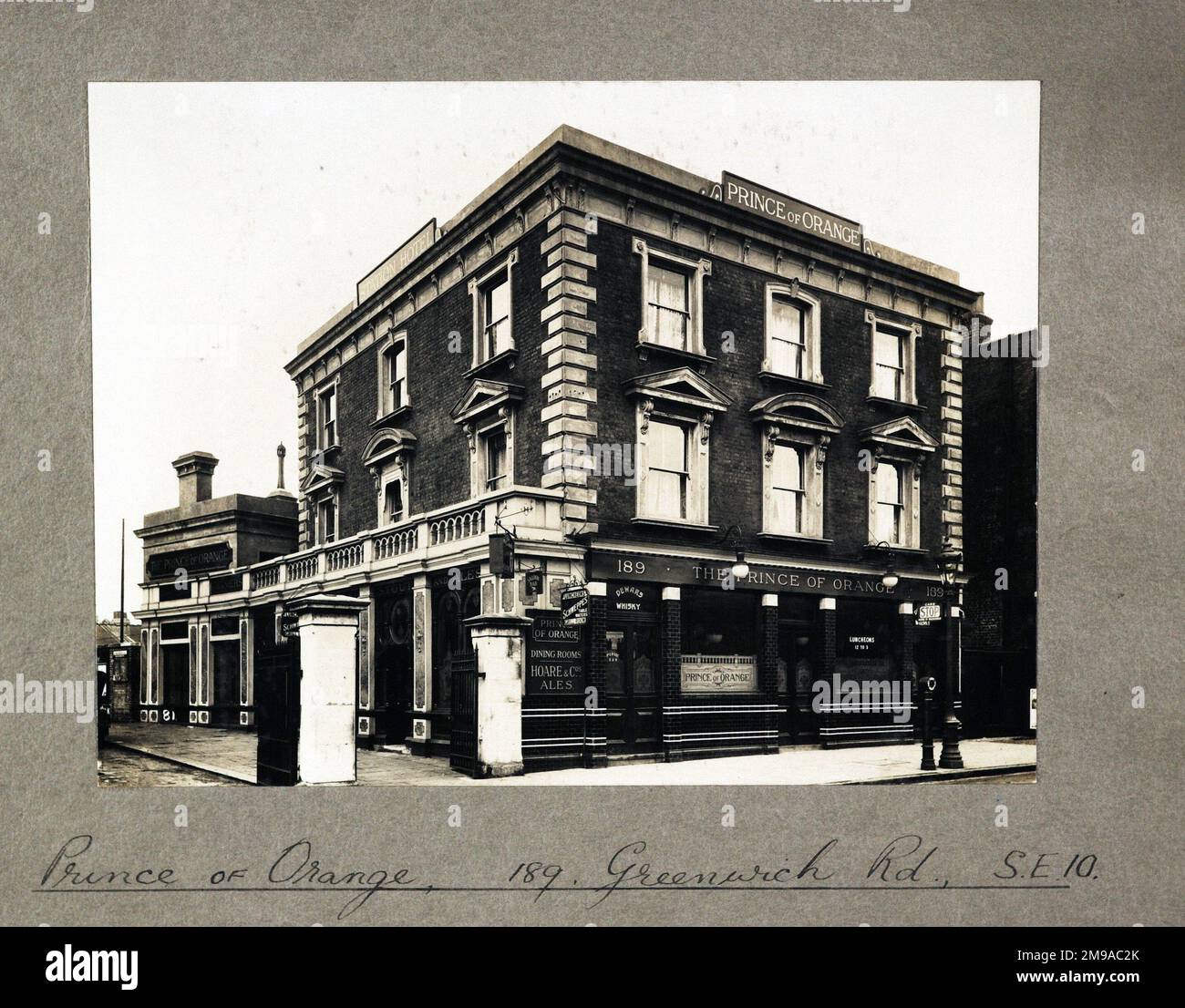 Photograph of Prince Of Orange PH, Greenwich, London. The main side of ...