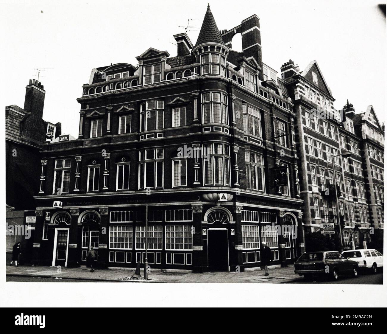 Photograph of Portland Arms, St Johns Wood, London. The main side of ...