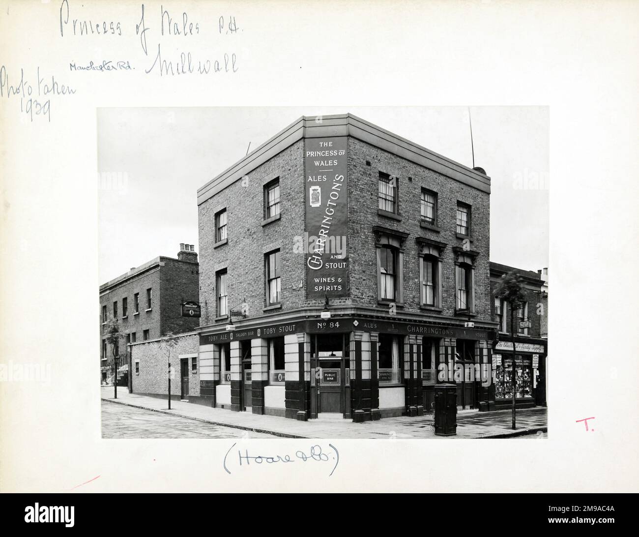 Photograph of Princess Of Wales PH, Millwall , London. The main side of ...