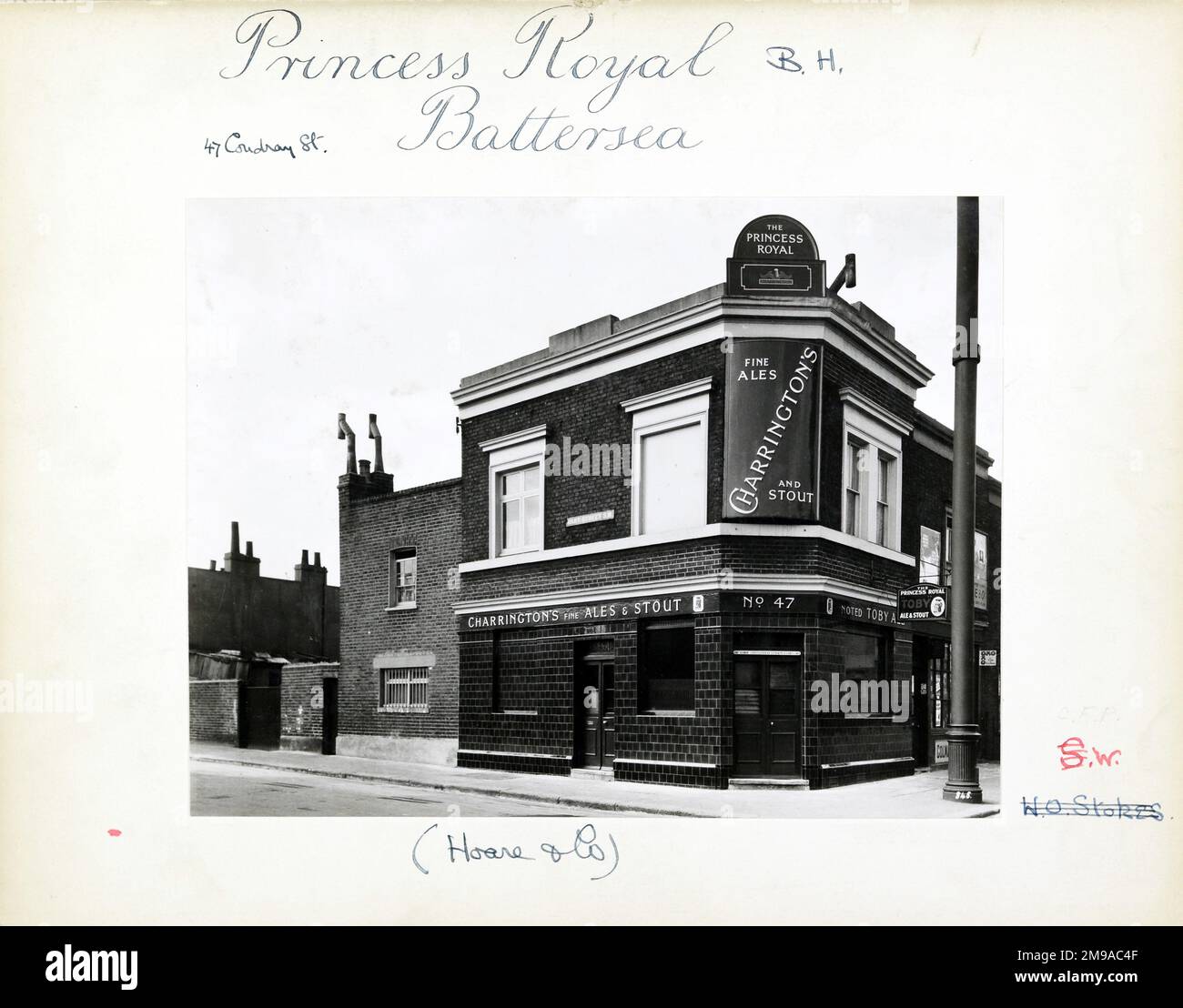 Photograph of Princess Royal PH, Battersea, London. The main side of ...