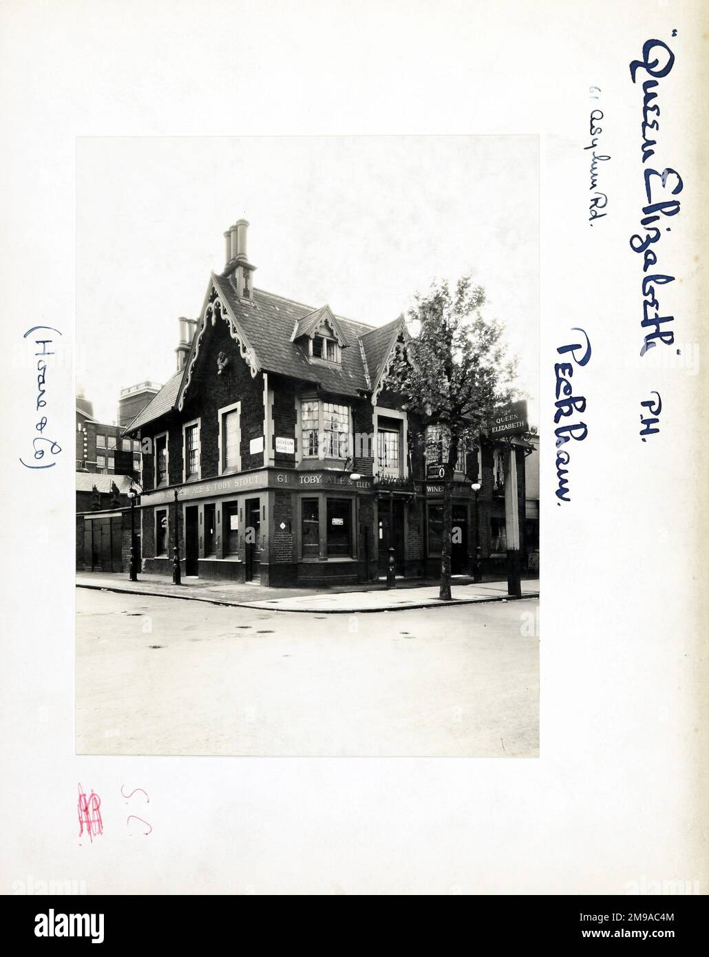 Photograph of Queen Elizabeth PH, Peckham, London. The main side of the ...