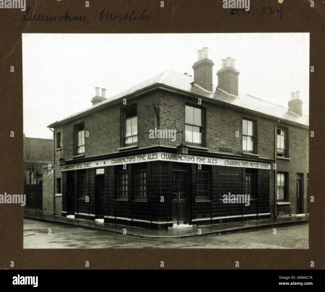 Photograph of Queens Arms, Mortlake, London. The main side of the print ...