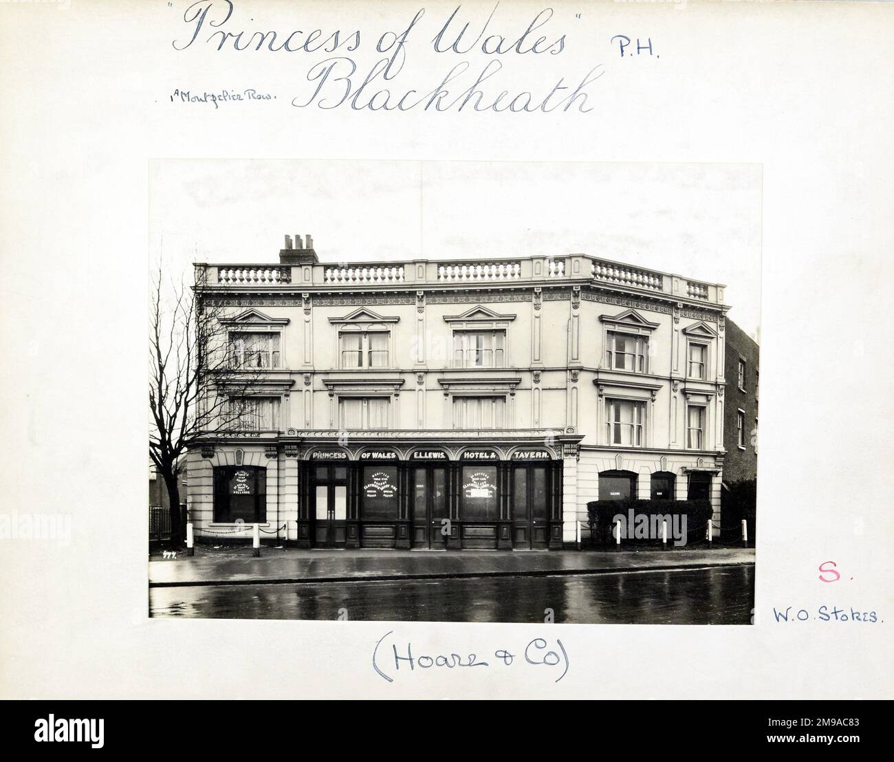 Photograph of Princess Of Wales PH, Blackheath, London. The main side ...