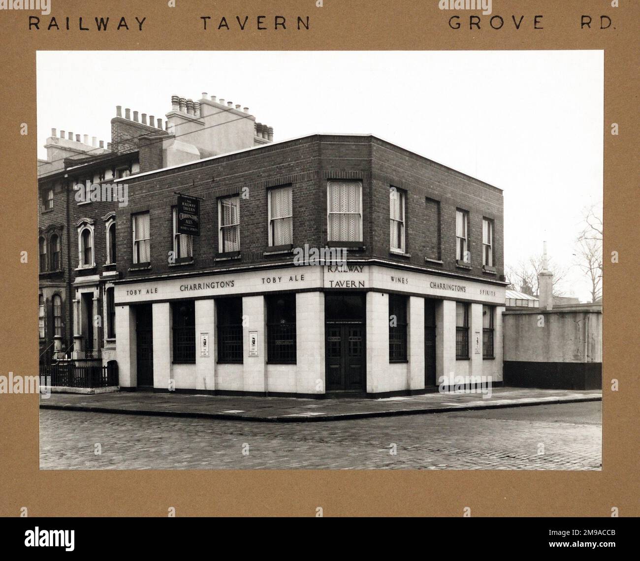 Photograph of Railway Tavern , Bow, London. The main side of the print ...