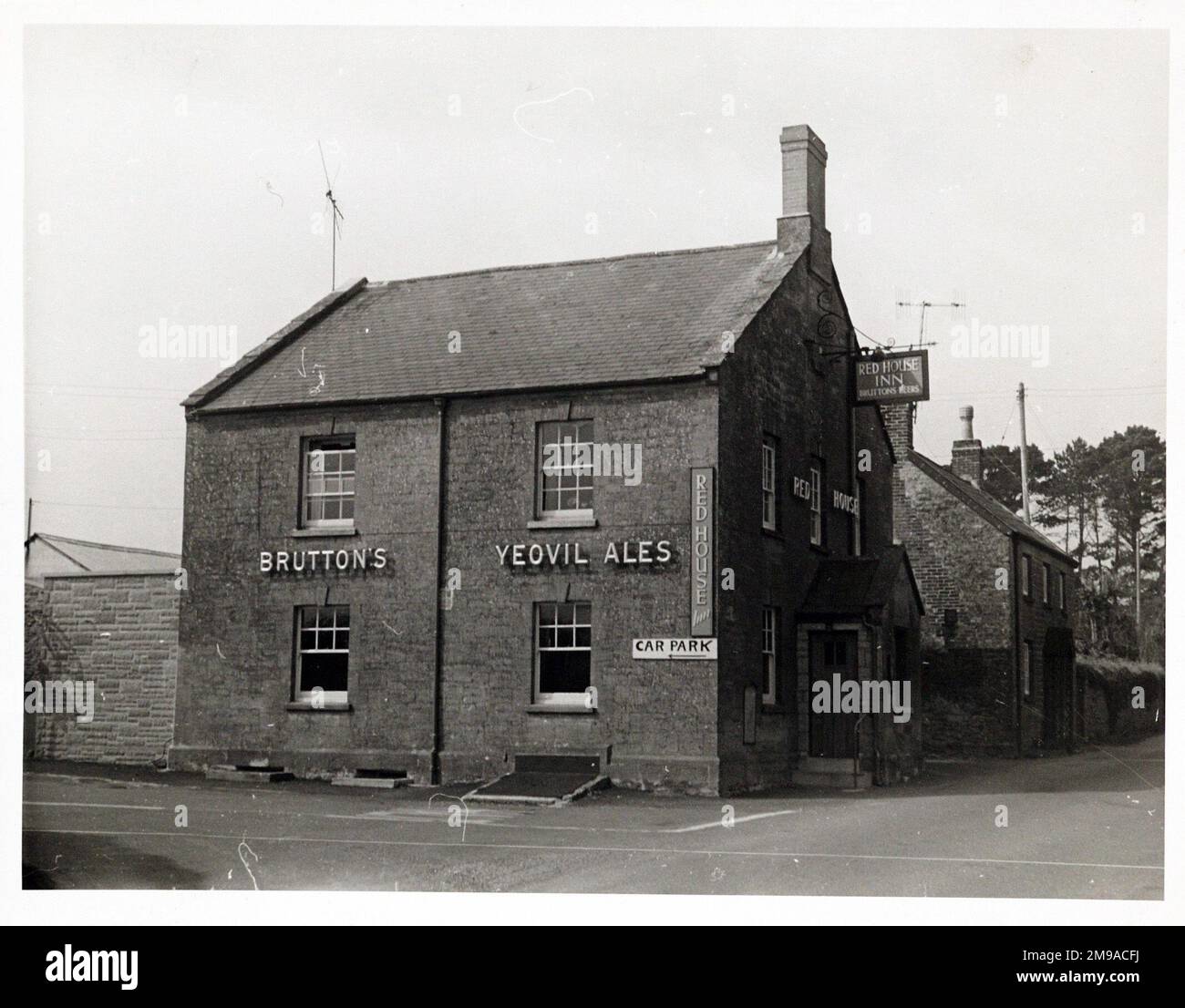 Photograph of Red House Inn, Yeovil, Somerset. The main side of the ...