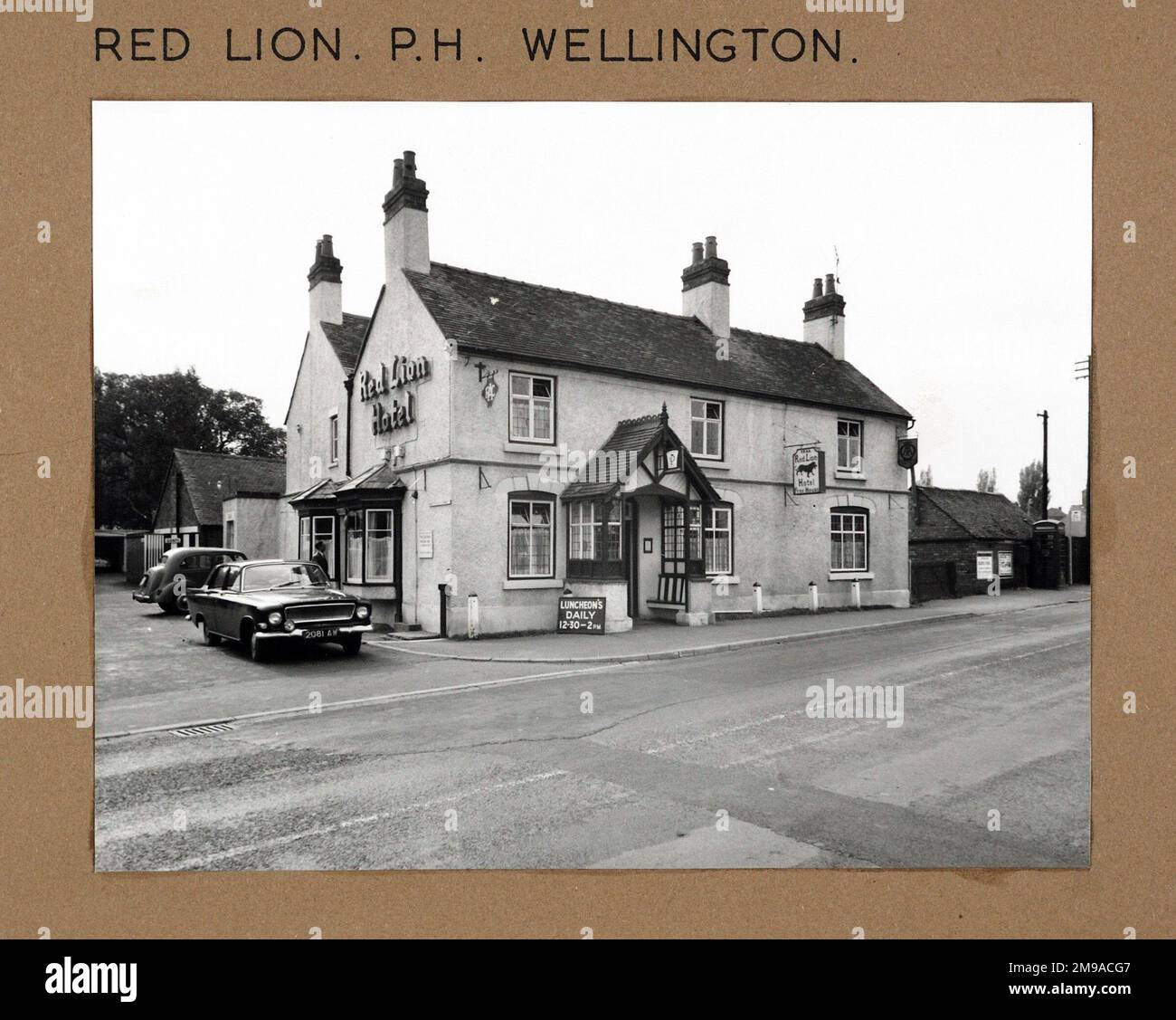 Photograph of Red Lion PH, Wellington, Shropshire. The main side of the ...