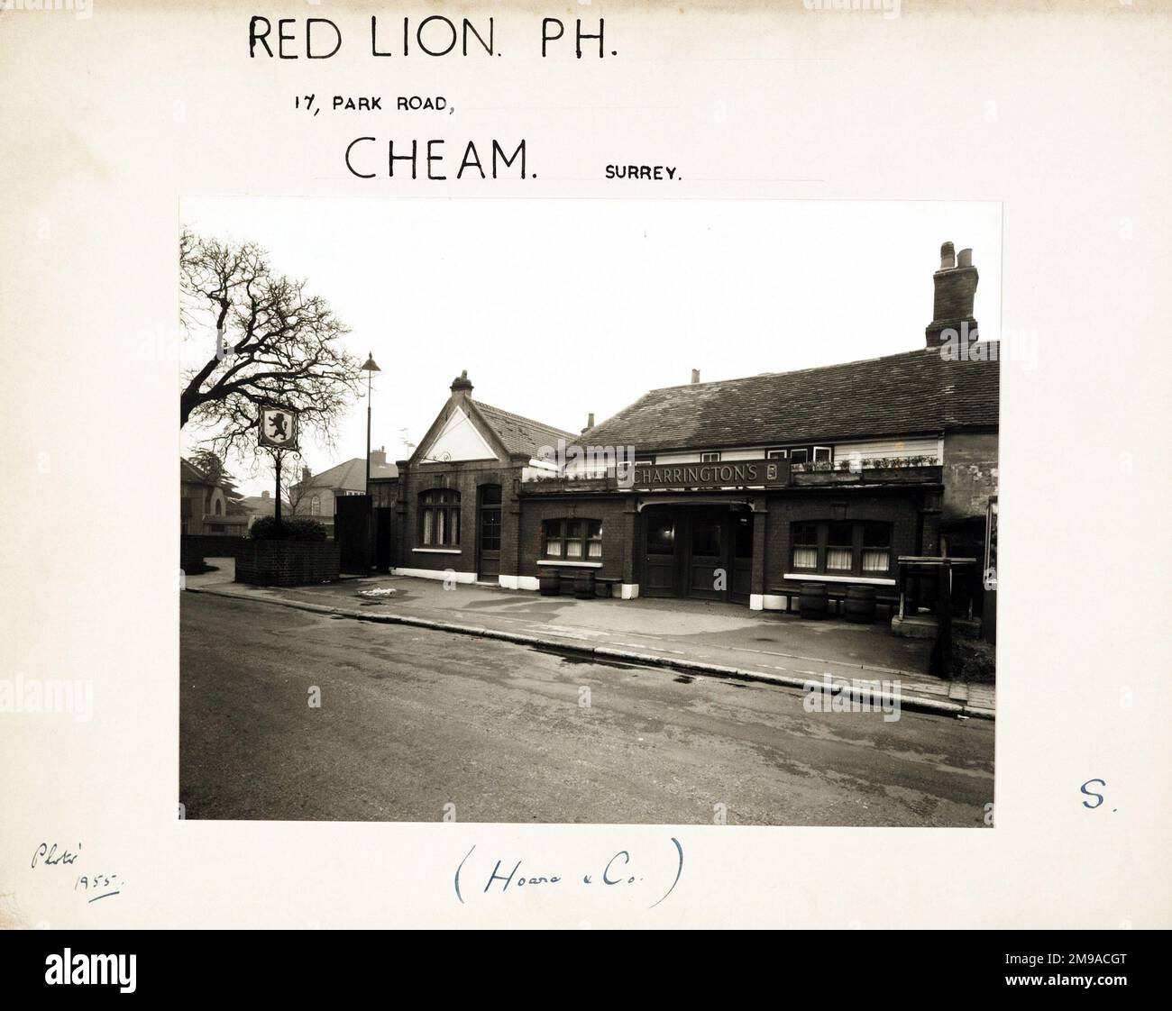 Photograph of Red Lion PH, Cheam, Greater London. The main side of the ...