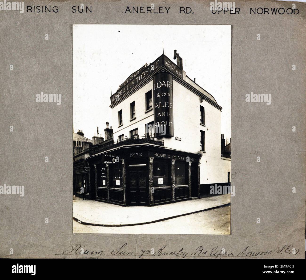 Rising Sun PH, Anerley Road Upper Norwood, Greater London. The main ...