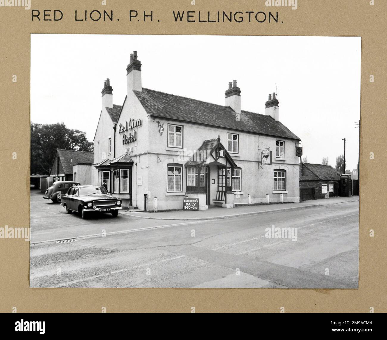 Photograph of Red Lion PH, Wellington, Shropshire. The main side of the ...