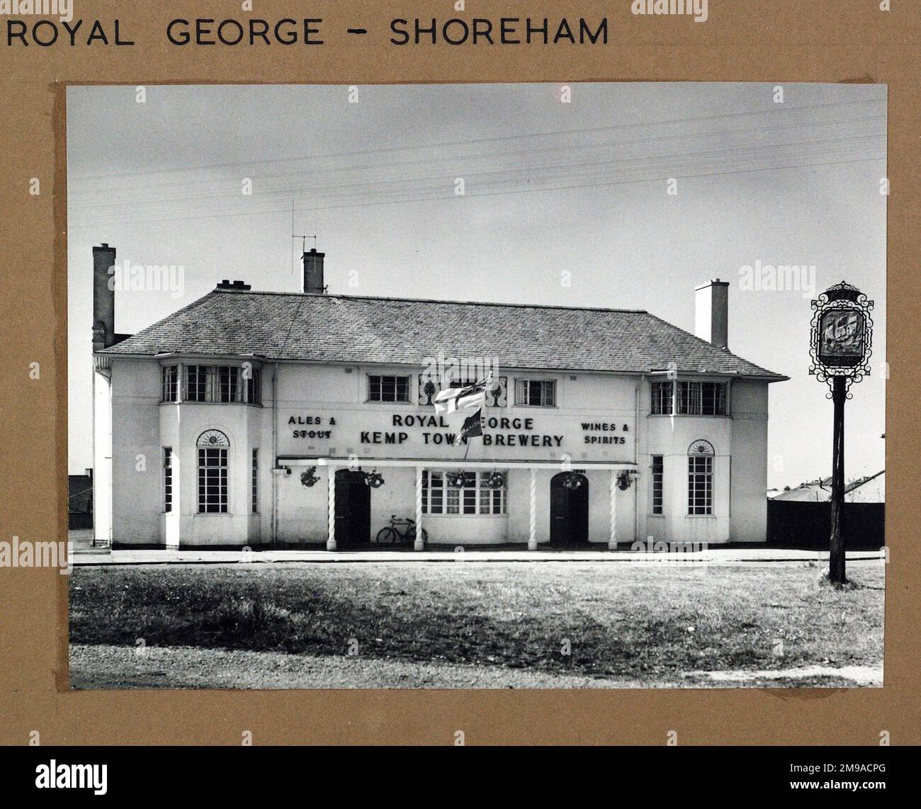 Photograph of Royal George PH, Shoreham, Sussex. The main side of the ...