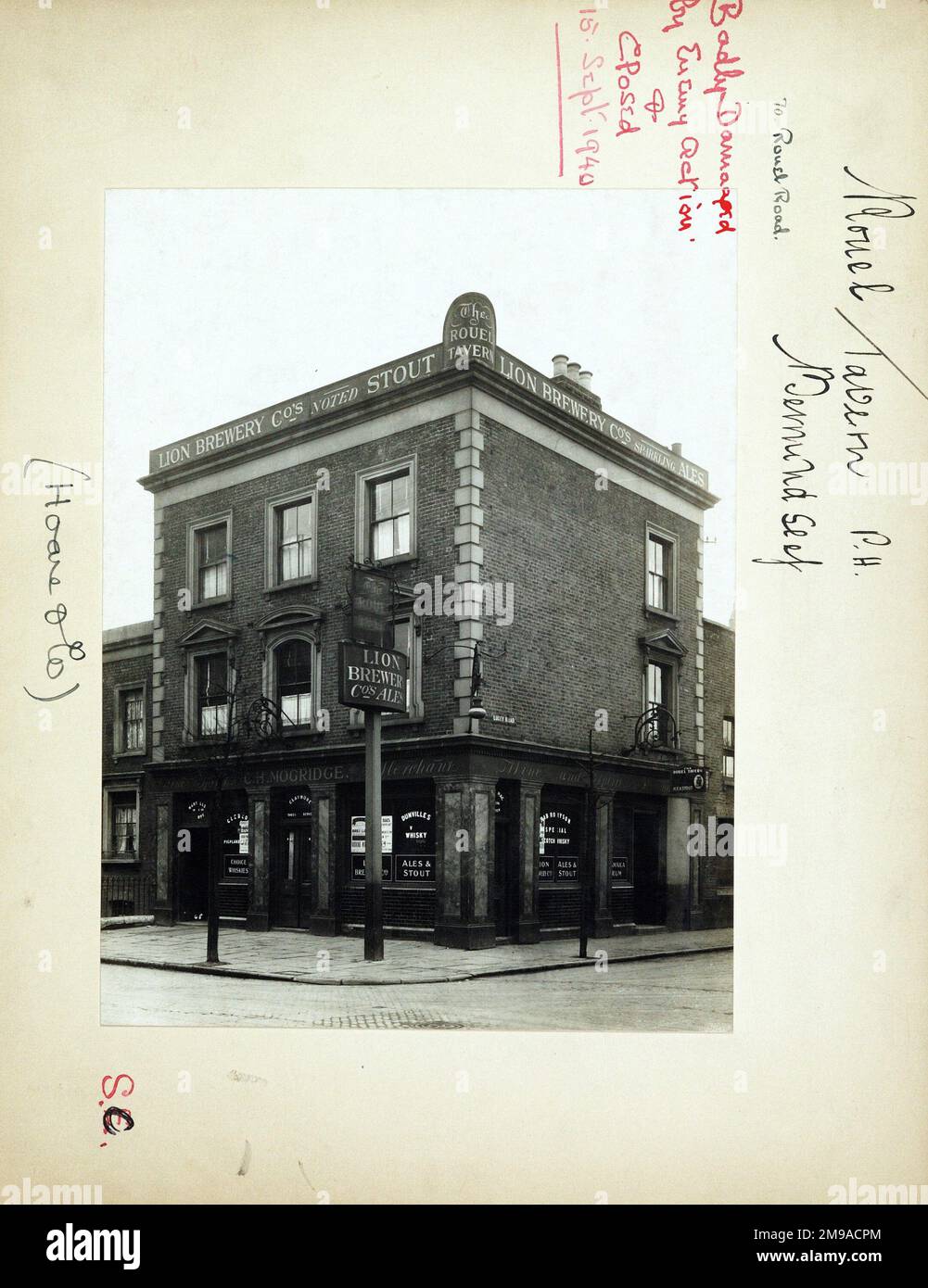 Photograph of Rouel Tavern , Bermondsey, London. The main side of the ...