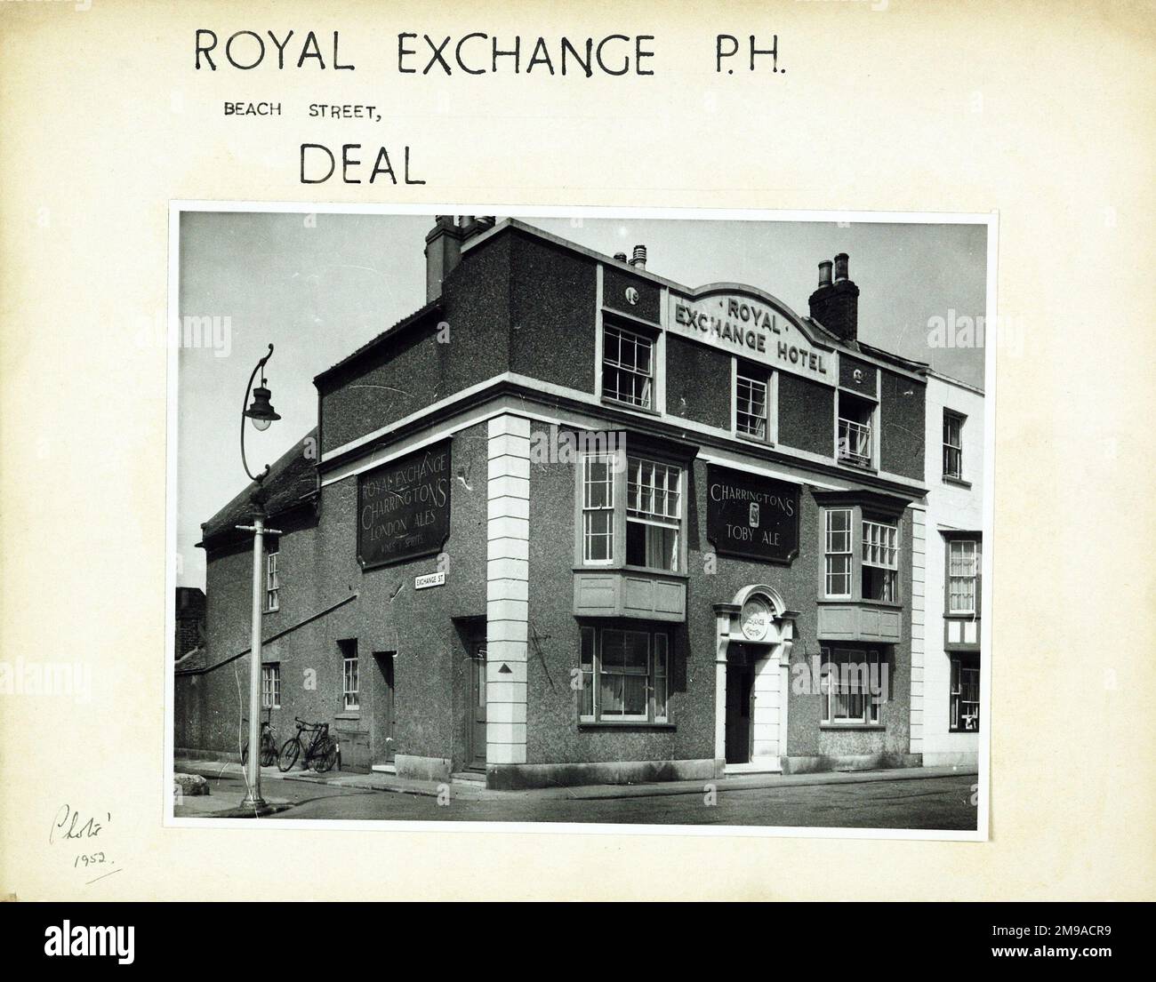 Photograph of Royal Exchange PH, Deal, Kent. The main side of the print ...