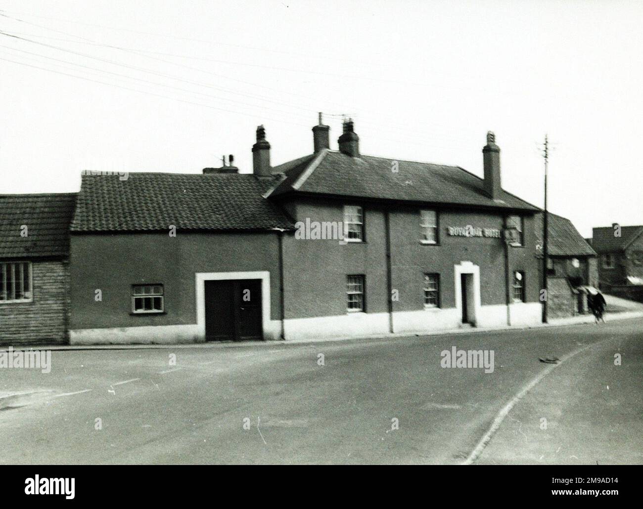 Photograph of Royal Oak Hotel, Somerton, Somerset. The main side of the ...
