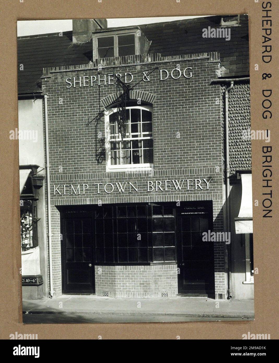 Photograph of Shepherd & Dog PH, Brighton, Sussex. The main side of the ...