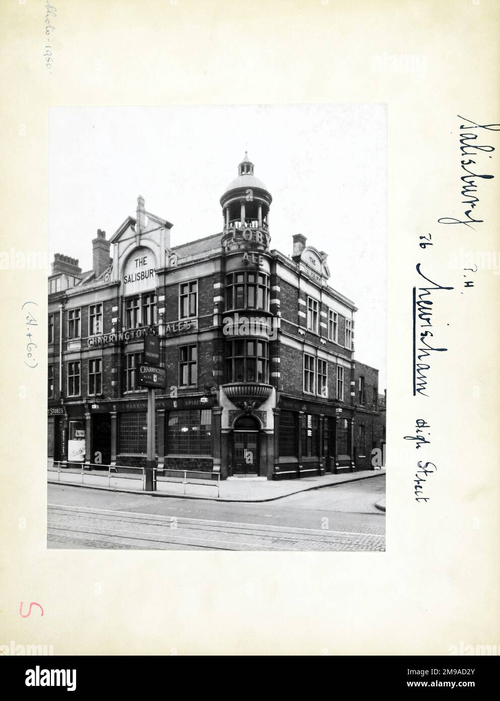 Photograph of Salisbury Arms, Lewisham, London. The main side of the ...