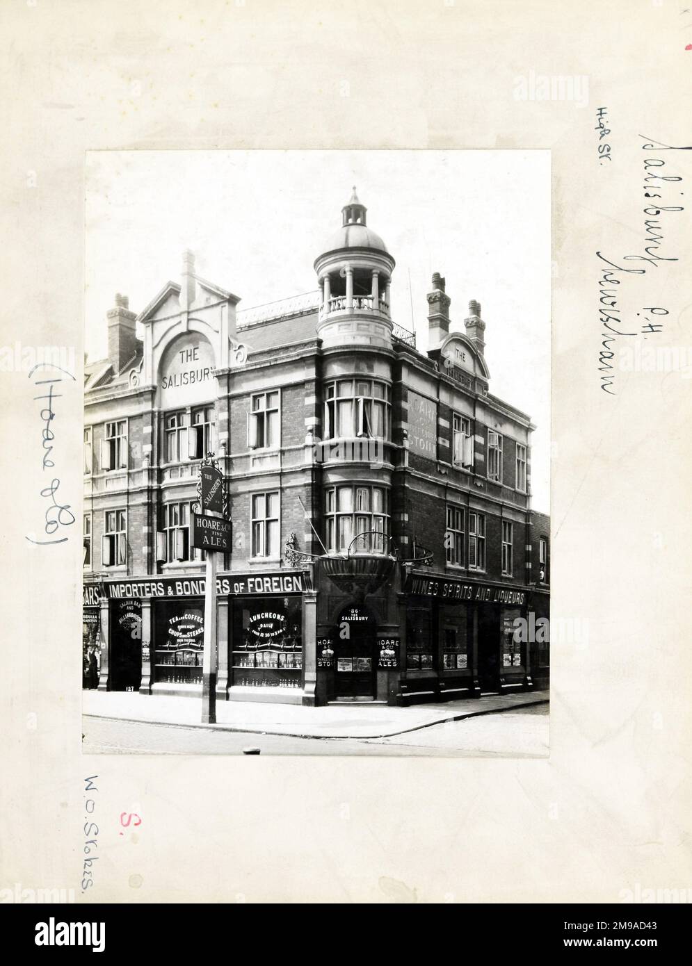 Photograph of Salisbury Arms, Lewisham, London. The main side of the ...