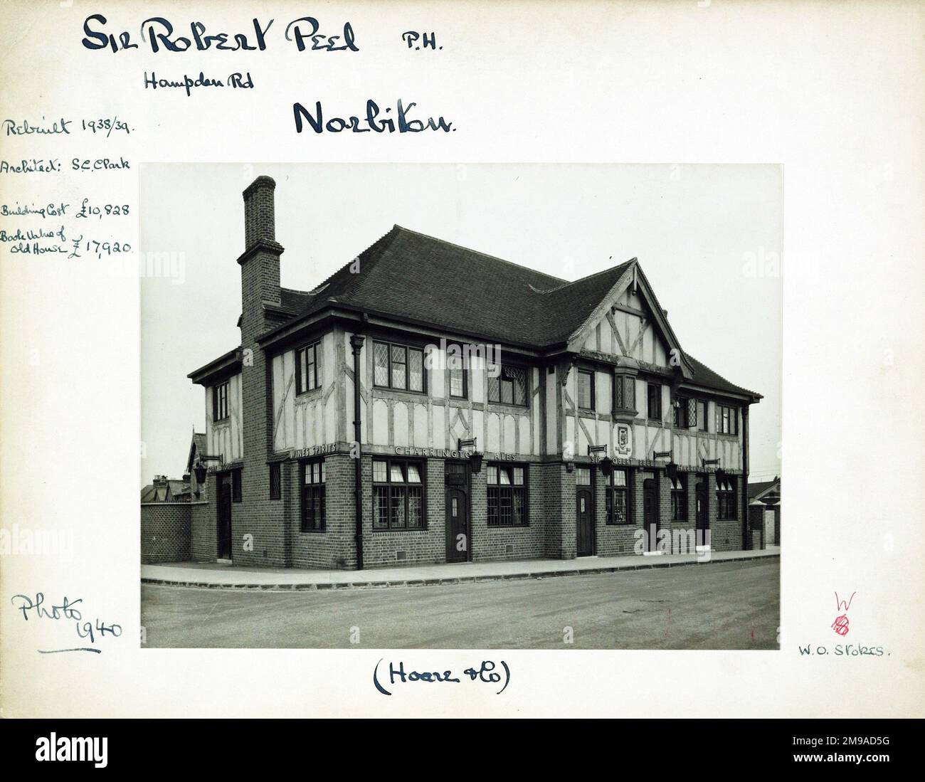 Sir Robert Peel PH, Norbiton (New), Greater London. The main side of ...