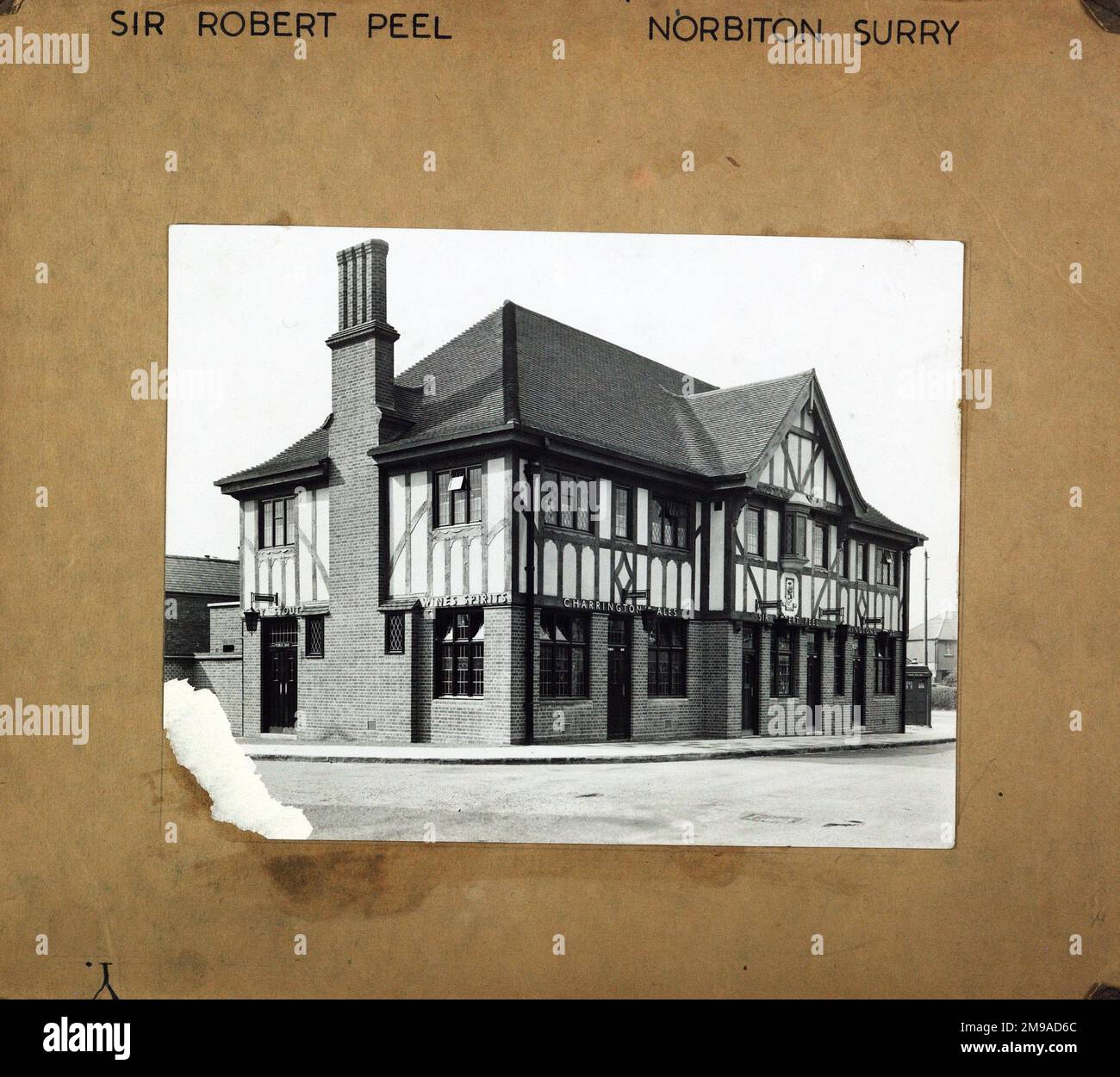 Sir Robert Peel PH, Norbiton (New), Greater London. The main side of ...