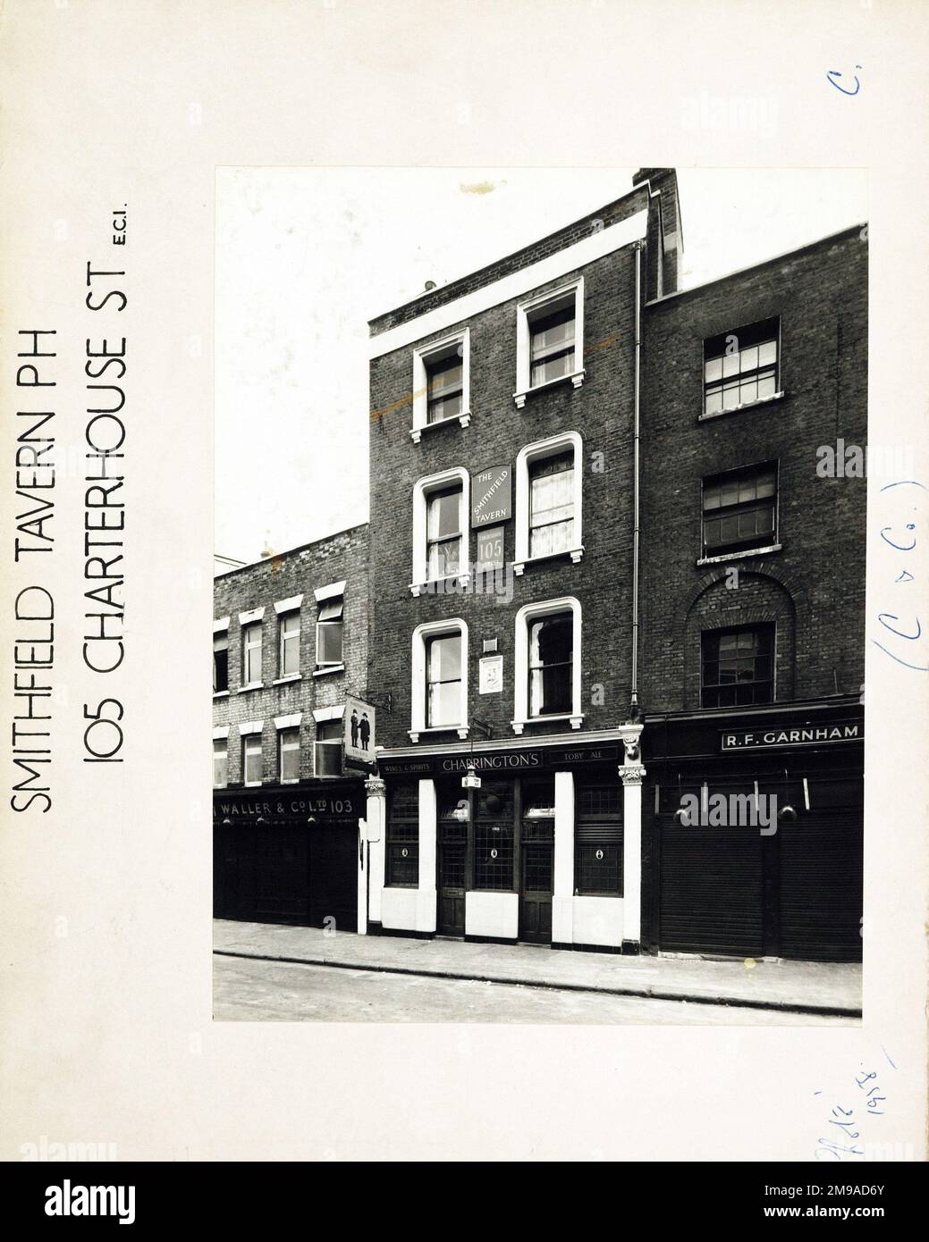 Photograph of Smithfield Tavern , Smithfield Market, London. The main ...