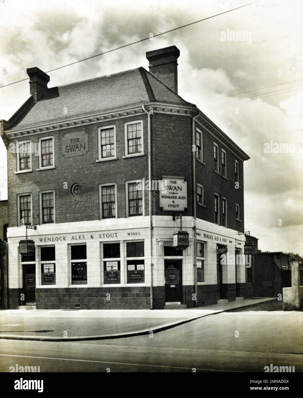 Photograph of Swan PH, Ponders End, Greater London. The main side of ...