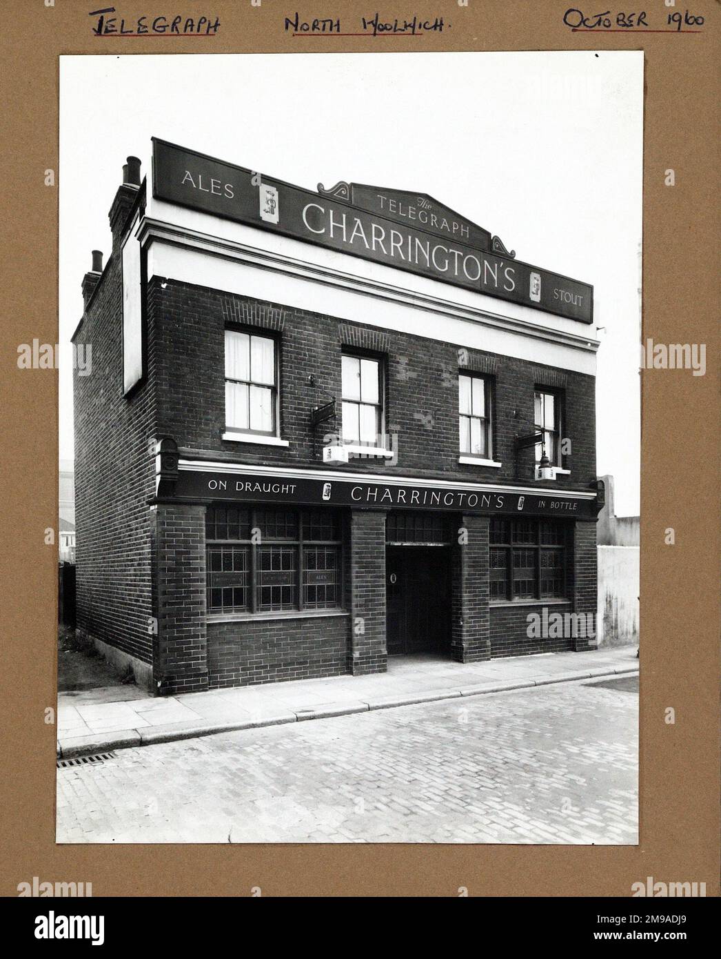 Photograph of Telegraph PH, North Woolwich, London. The main side of ...
