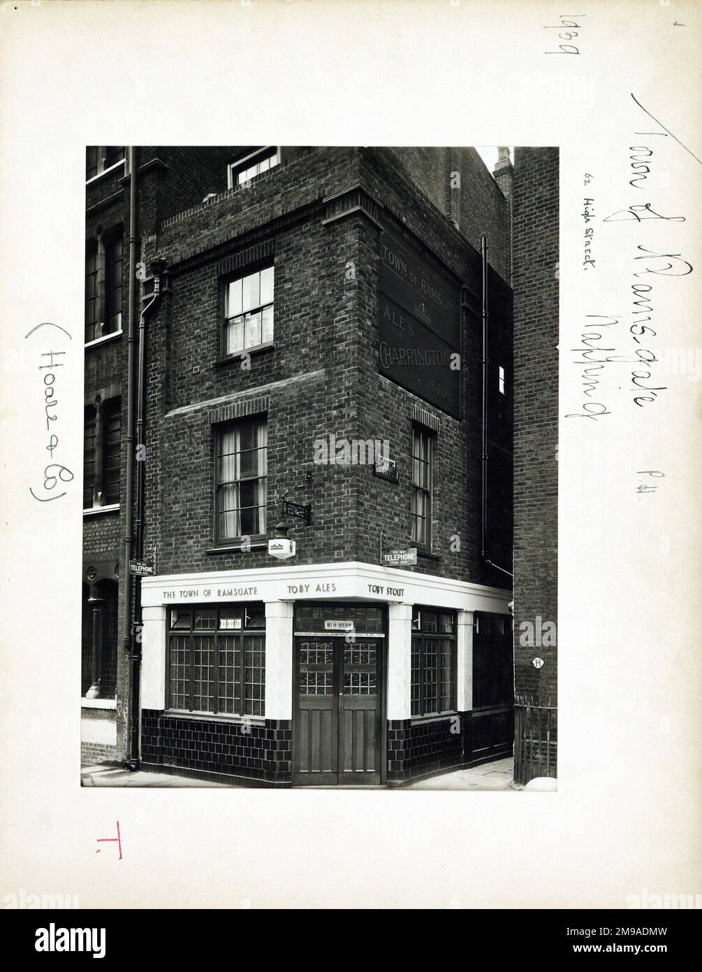 Photograph of Town Of Ramsgate PH, Wapping, London. The main side of ...