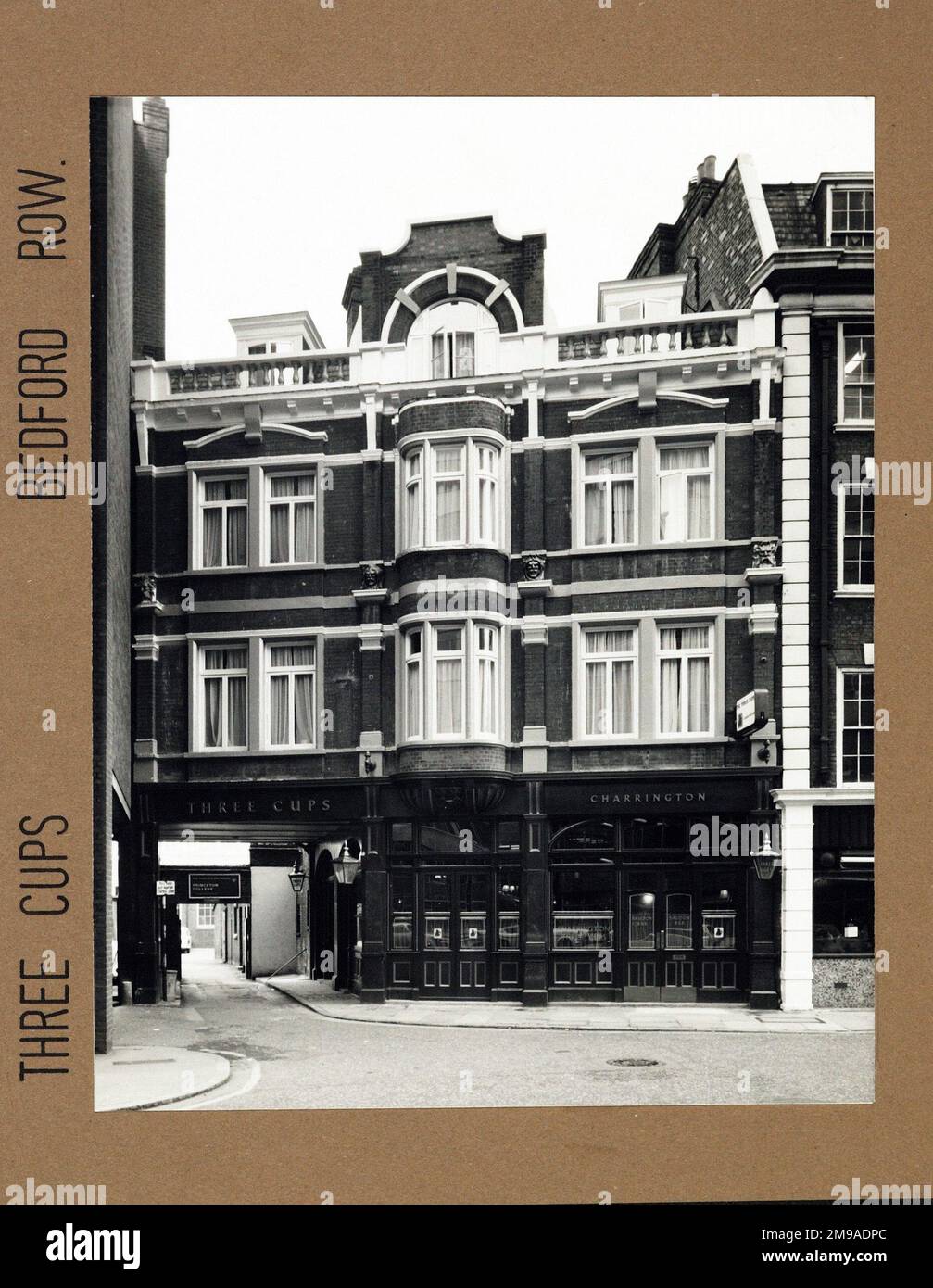 Photograph of Three Cups PH, Bloomsbury, London. The main side of the ...