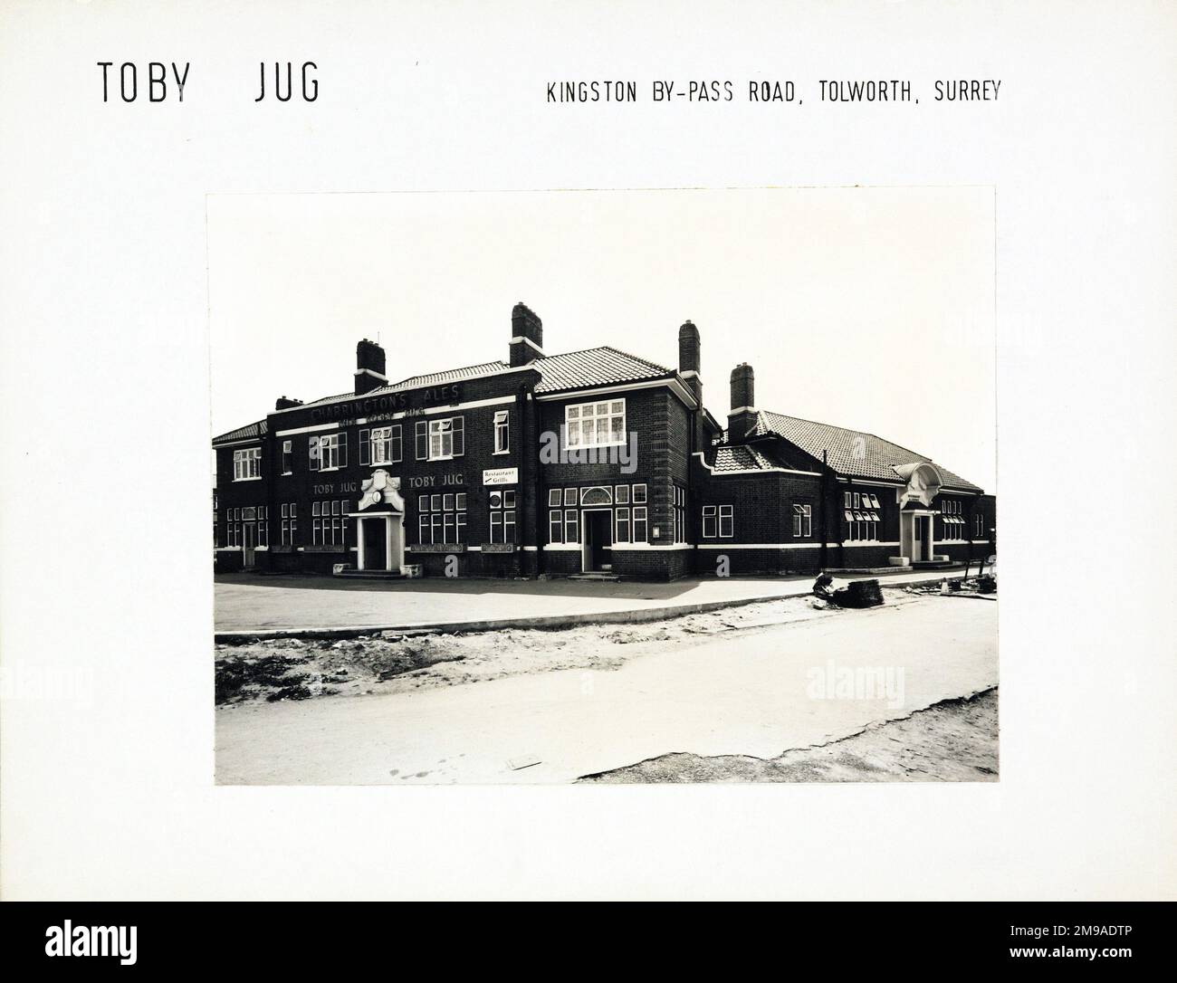 Photograph of Toby Jug PH, Tolworth, Greater London. The main side of ...