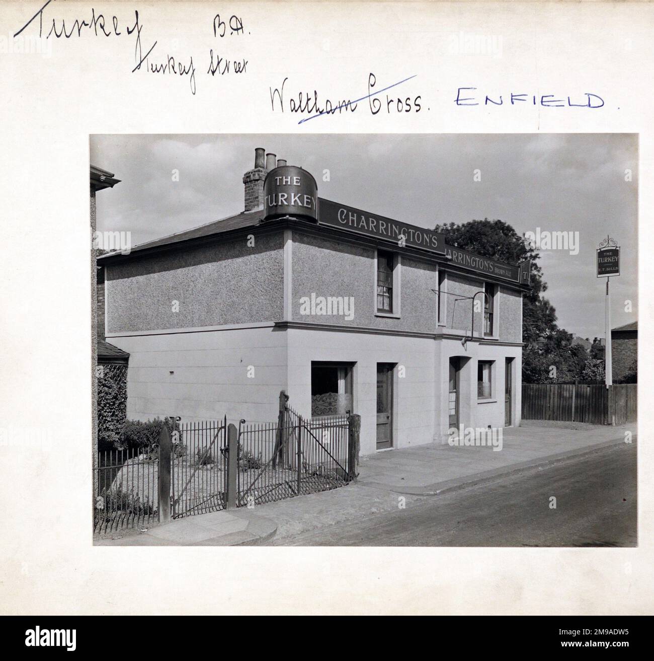 Photograph of Turkey PH, Enfield (New), Greater London. The main side ...