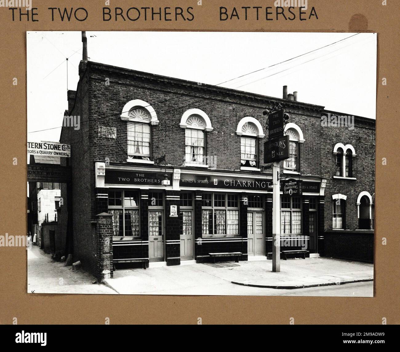 Photograph of Two Brothers PH, Battersea, London. The main side of the ...