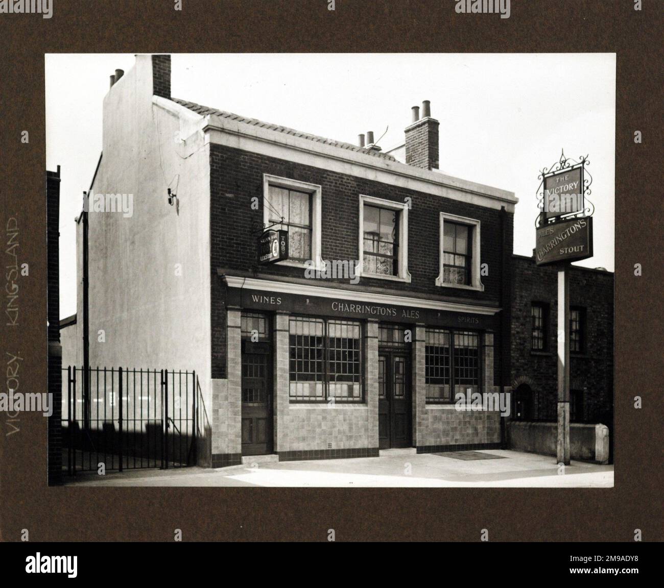 Photograph of Victory PH, Kingsland, London. The main side of the print ...